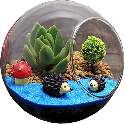 TANOMA Hedgehogs Fairy Garden Suppliers, Miniature Fairy Garden Accessories Figurines, Micro Landscape, Bonsai Craft Decor 3PCS