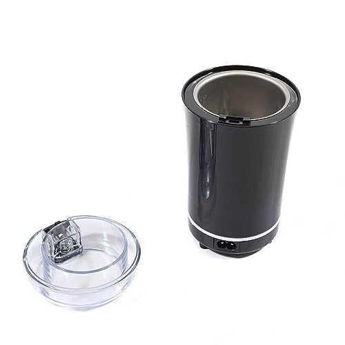 Xuthusman 110V Electric Coffee Bean Grinder Nut Seed Herb Grind Spice Crusher Mill Blender Mini 150W (Dark Reddish Purple)