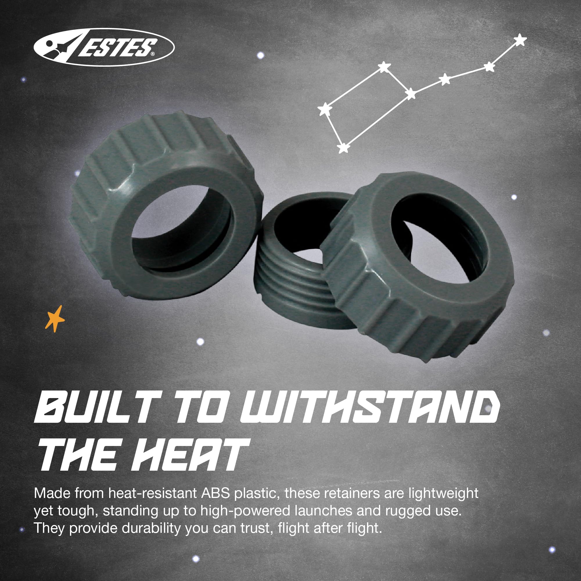 Estes 29-mm Motor Retainer Set Brown/a