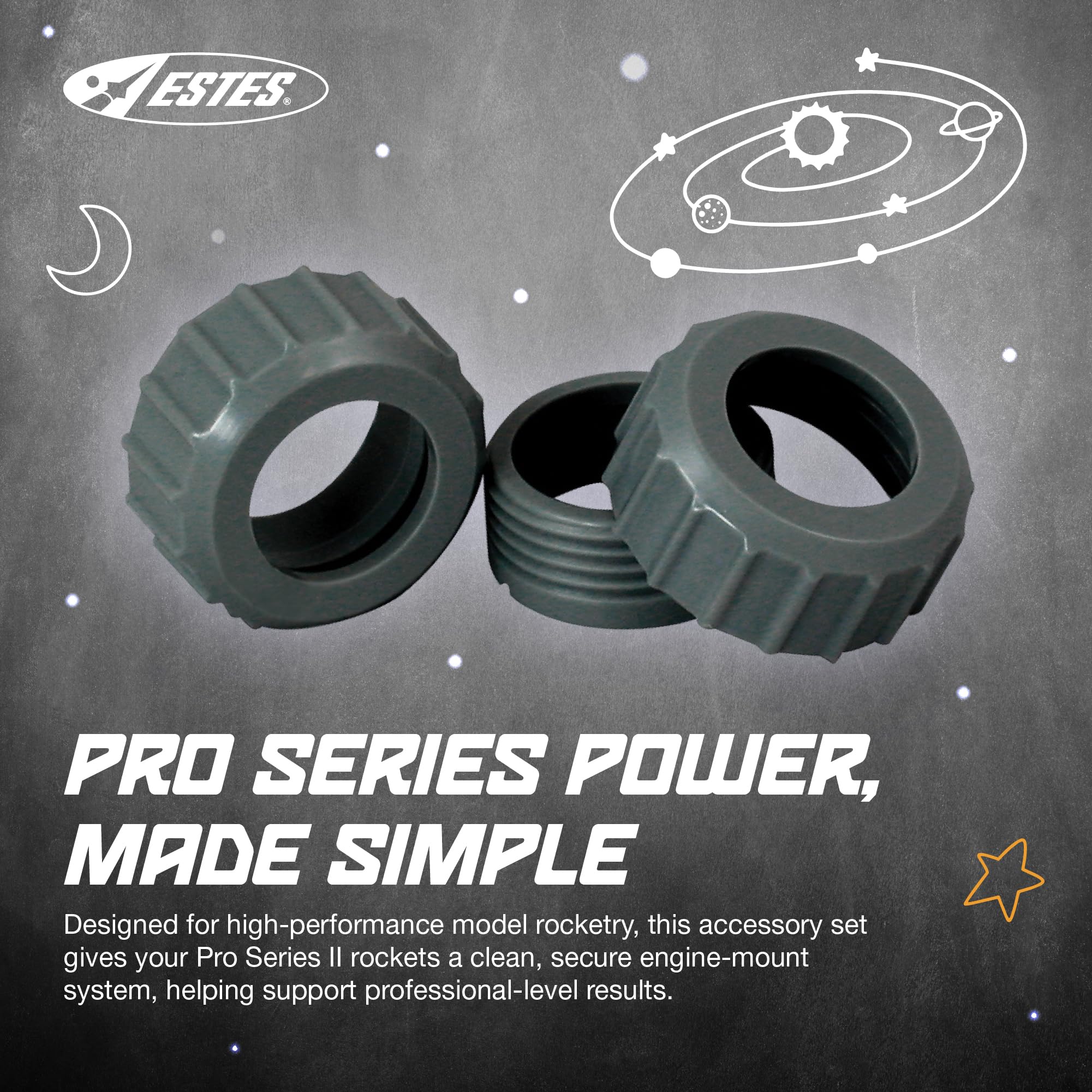 Estes 29-mm Motor Retainer Set Brown/a
