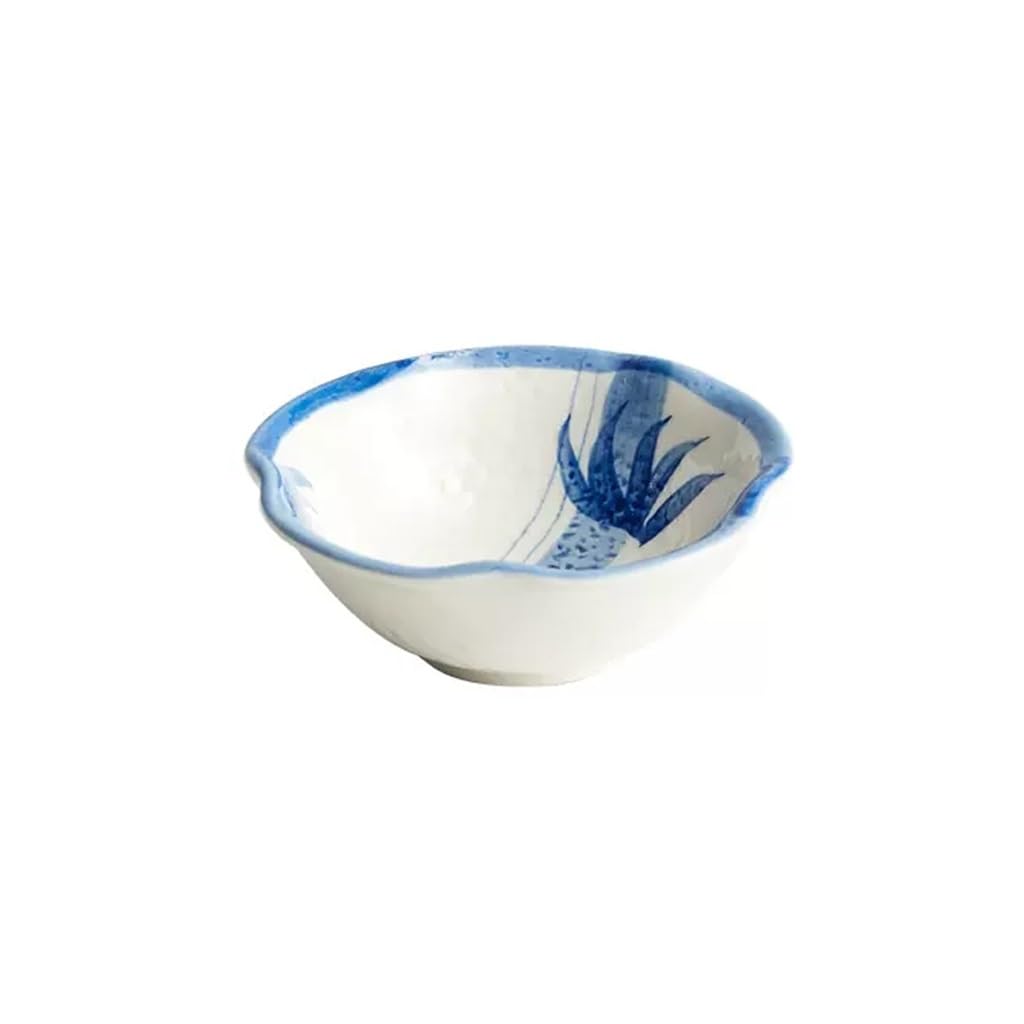 EERINESS Dinner Plates Soup Bowls Dipping Sauce Soy Sauce Vinegar Seasoning Dish Home Ceramic Japanese Dish Dessert Rice Bowl Ice Cream Bowl Ramen Bowl (Color : C, Size : Small)