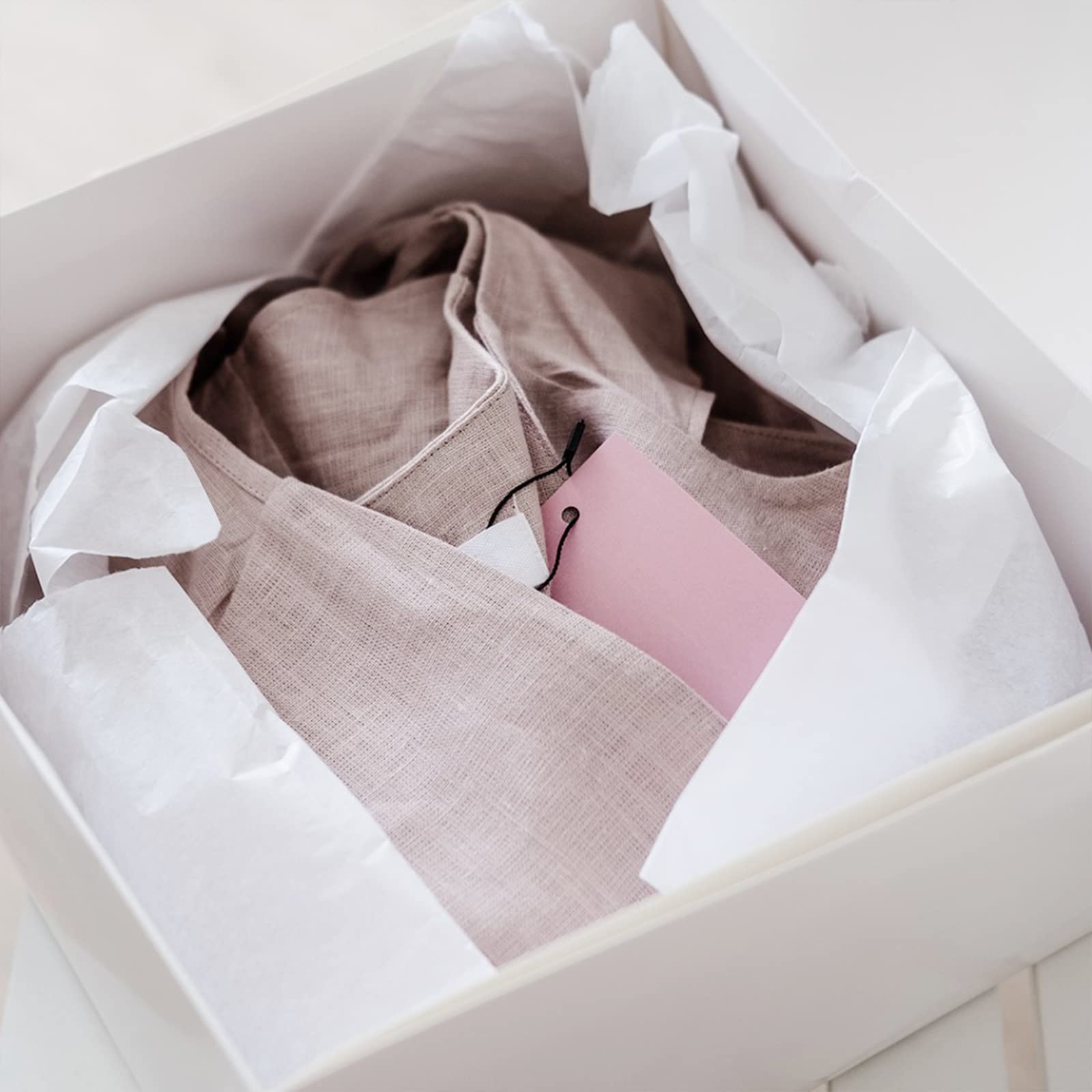 White Tissue Paper Bulk, 20 x 20 Inches Acid-Free Tissue Paper for Gift Bags, Storage, Gift Wrapping, 84 Sheets Art Tissue Paper for Crafts