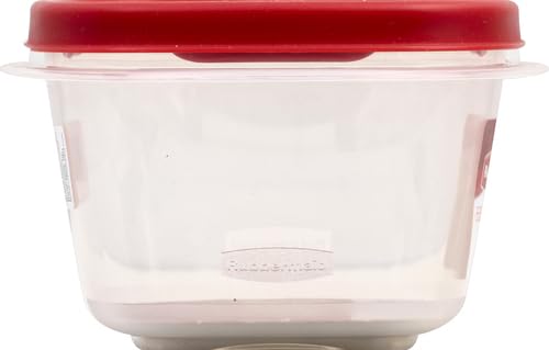 Rubbermaid Easy Find Lids Food Storage Container, 2 Cup, Racer Red