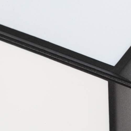 MODEBHD Modern Black Outdoor IP54 Waterproof Landscape Column Light Energy Saving Rustproof Die-cast Aluminum Patio Post Light Square Fence Guardrail Doorway Porch Pillar Lamp Traditional Landscape Li