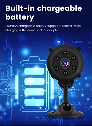 Newfun Mini WiFi Wireless Spy Camera- Hidden Camera with Audio 1080p Cam with Night Vision, Motion Detection, Remote Viewing for Security with iOS,Android Phone App, Suitable for Home Office Cameras