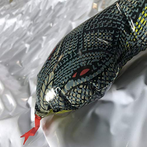 Tonxunuu 37 inch Inflatable Snake for Garden Pool Props and Halloween Decoration