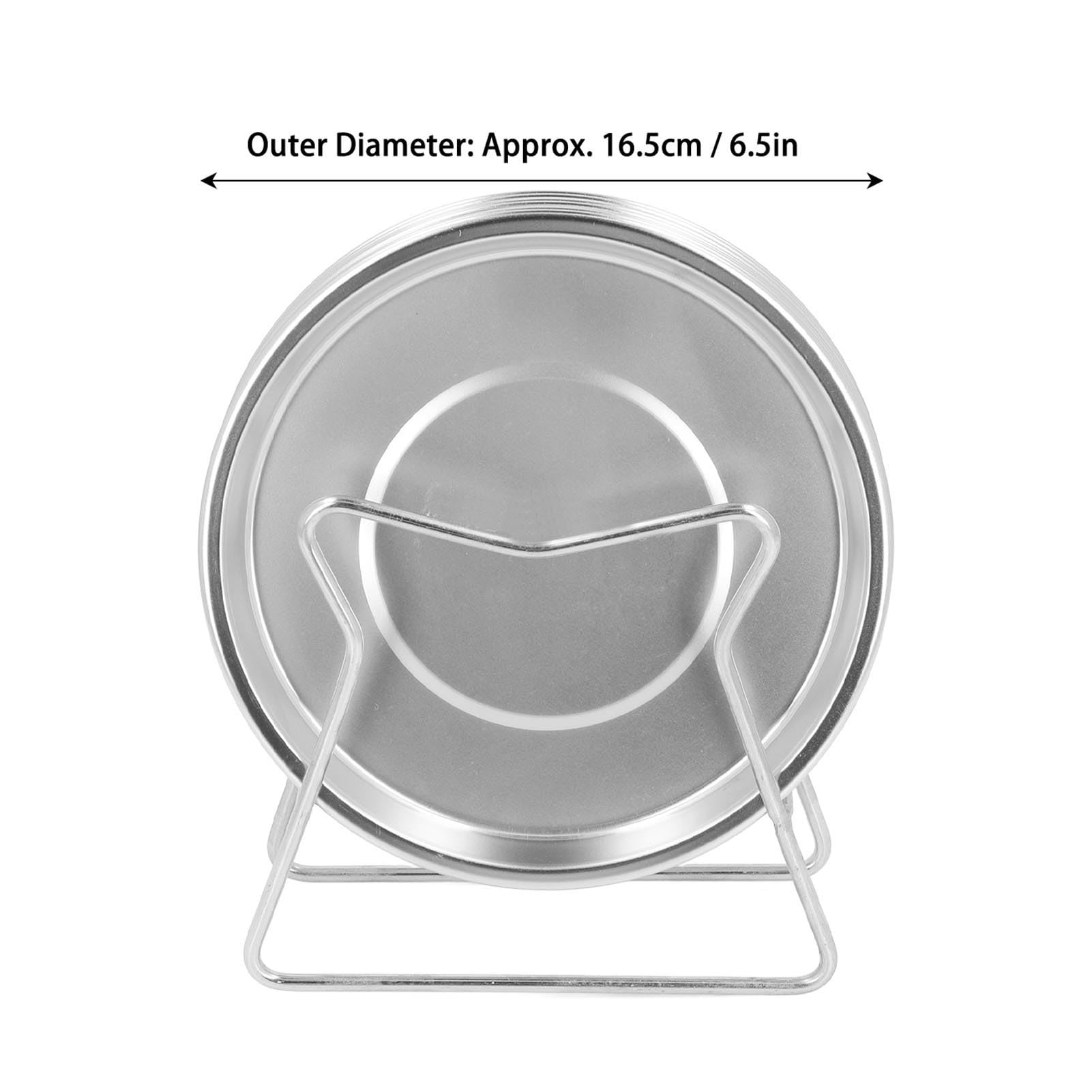 Small Dinner Plates, 8Pcs 304 Stainless Steel Round Spit Bone Dish Plate Set for Snacks, Side Dishes, Multifunctional Use
