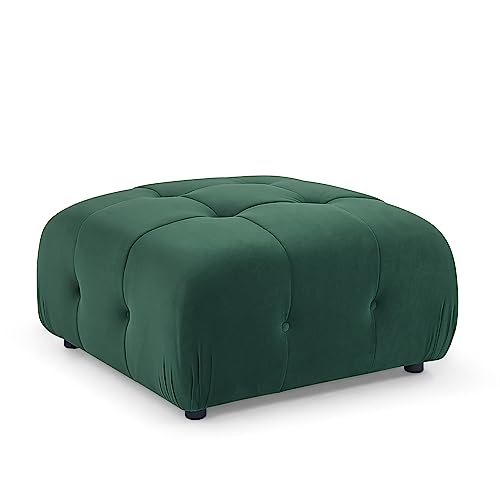 FANYE Green Velvet Button Tufted, 93"
