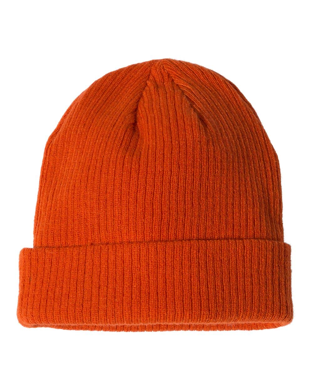 Champion - Ribbed Knit Cap - CS4003 - One Size - Spicy Orange