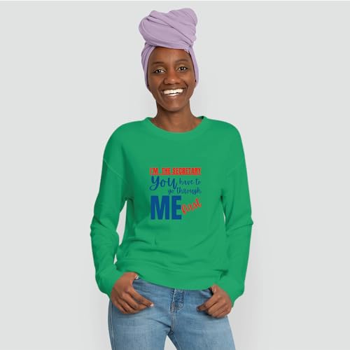 Funny Clerk Assistant Gift for Women Girls Secretary Go Through First Grey and Muticolor Unisex Long Sleeve T Shirt