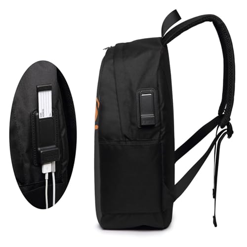 VNCXCNCN I Love TEXAS Laptop Backpack Classic Backpack Band Elements Travel Backpack Sports Backpack With USB port