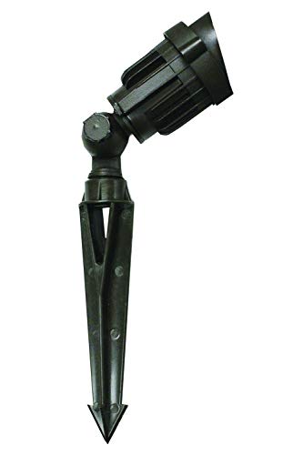 Westgate LED Low Voltage Landscape Spotlight - 12 Volt AC/DC Garden Light - Integrated LED - 400 Lumens - All Accessories Included (6 Watt, 5000K Cool White)