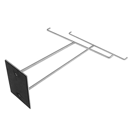 MFCHY Stainless Steel Scarf Display Stand Holder Bath Hand Towel Rack Organizer Double Bar Rails