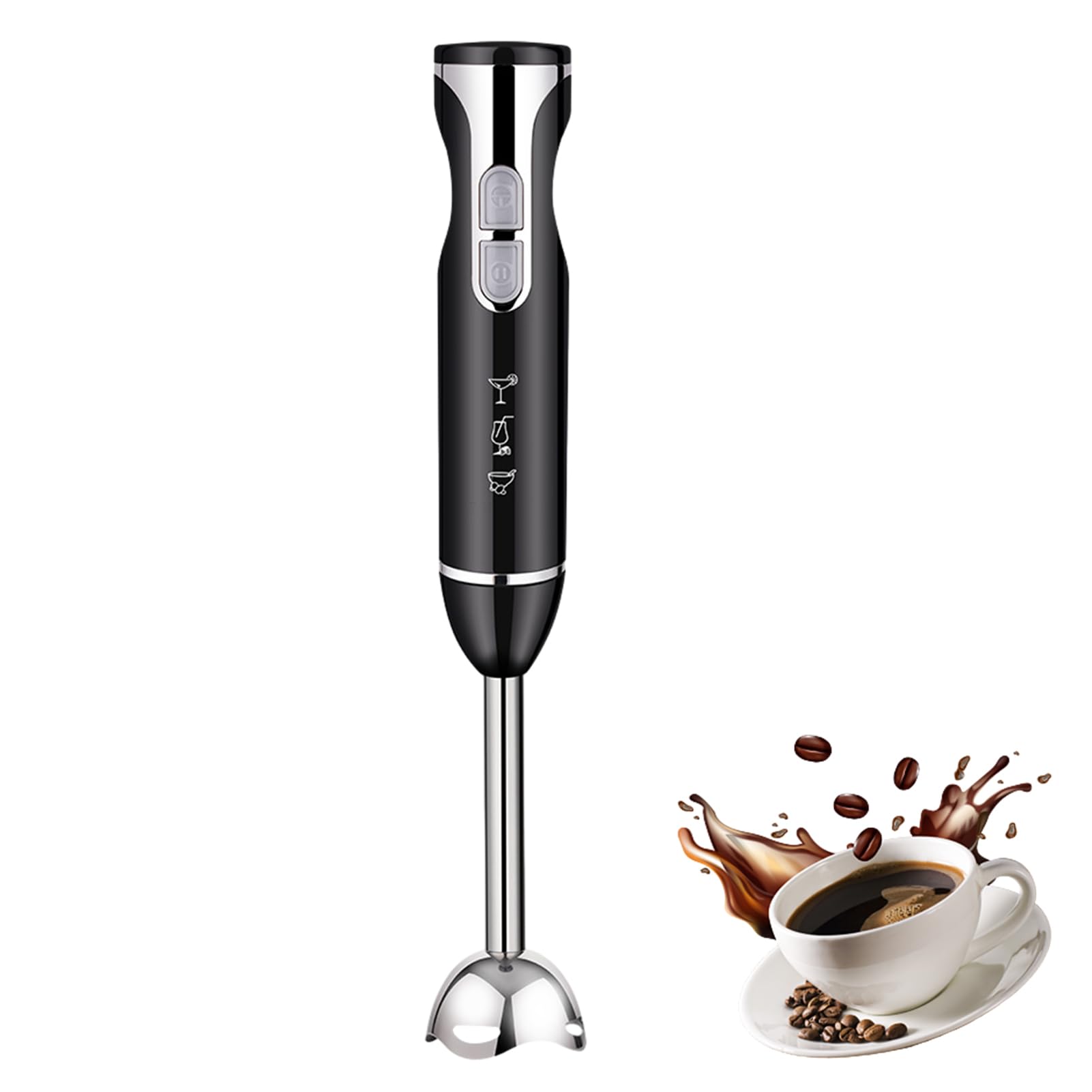 Handheld Blender, Multi Purpose Immersion Blender, Portable Easy Control Grip Stick Mixer, Electric Handheld Mixer, Cordless Handheld Blender, Stick Blender Smoothies, Puree Baby Food & Soup
