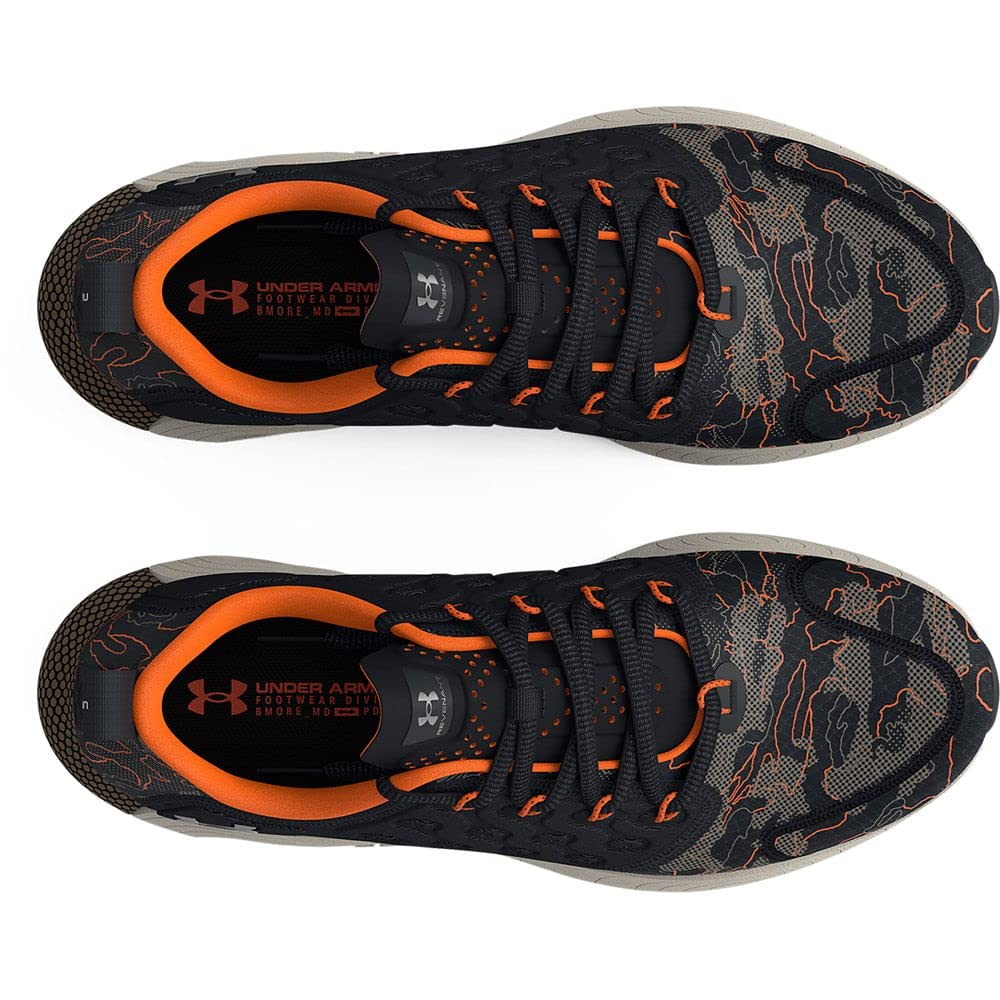 Under Armour Unisex HOVR Revenant CAMO Cross Trainer, Black (002)/Metallic Ore, 10.5 US Men