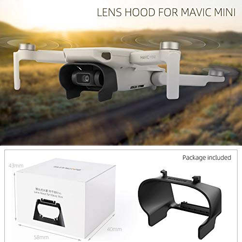 Mavic Mini Accessories Gimbal Camera Protector Hood,Lens Cover Guard for DJI Mavic Mini, Mini 2 Camera