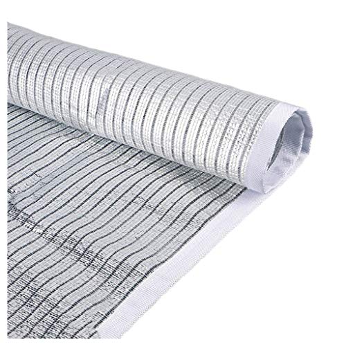 Reflective Aluminet Shade Cloth White Sunblock Shade Net 90% of UV Resistant, Premium Garden Shade Mesh Tarp Top Shade Netting Panel Flowers Plants Protection Car Roof Cover
