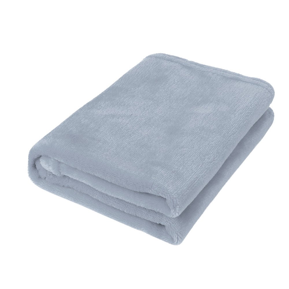 50 * 70cm Large Throw Blankets Fashion Solid Soft Throw Kids Blanket Comfortable Warm Coral Plaid Flannel Blankets