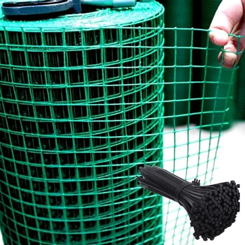 MZEER Wire Mesh Fence, 6cm Mesh Size 2.3Mm / 2.5Mm / 3.0Mm, Fixed with Ties, for Poultry, Small Animals, Bird Protection, Yard Fencing, Etc (Color : 1.2mx30m, Size : 2.3m)