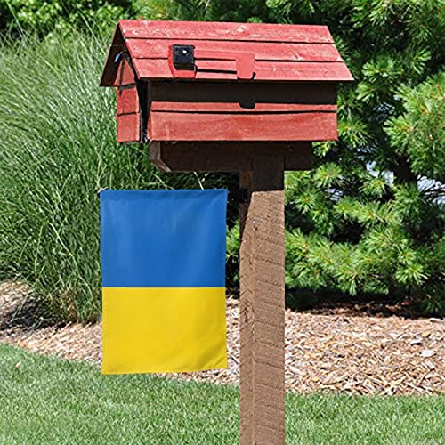 Flag of Ukraine Garden Flag Small Vertical Double Sided Seasonal Outside Ornament for Yard Farmhouse 12.5"x18"