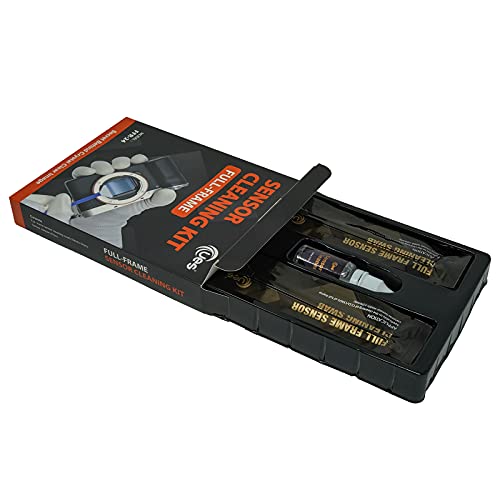 UES FFR24 Professional DSLR SLR Digital Camera CMOS and CCD Sensor Cleaning Swab Kits for Full-Frame Sensors: 14 X 24mm Full Frame Sensor Cleaning Swabs + 15ml Sensor Cleaner