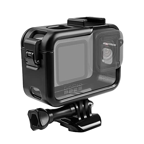 Taisioner Protective Housing Case for GoPro Hero 9 Hero 10 Hero 11 Black Top Opening Frame with Lens Cap and Side Cover Accessories Kit