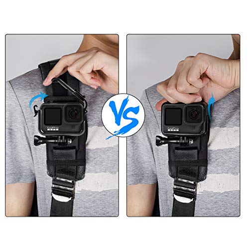 Taisioner Protective Housing Case for GoPro Hero 9 Hero 10 Hero 11 Black Top Opening Frame with Lens Cap and Side Cover Accessories Kit