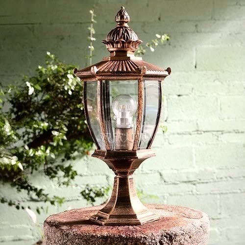 MODEBHD 45cm, Pillar Lamp European-Style Simplicity Waterproof Antirust Aluminum Column Lamp Outdoor LED Post Light Garage Pavilion Courtyard Courtyard Lighting Traditional Landscape Lighting