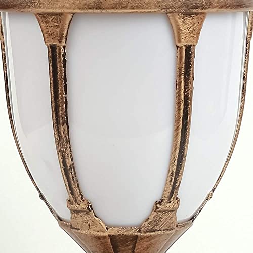 MODEBHD Outdoor IP54 Waterproof Column Lamp Pillar Light European Outdoor Lawn Lamp E27 Column Headlight Garden Door Light Villa Courtyard Landscape Door Light Post Lamp Traditional Landscape Lighting