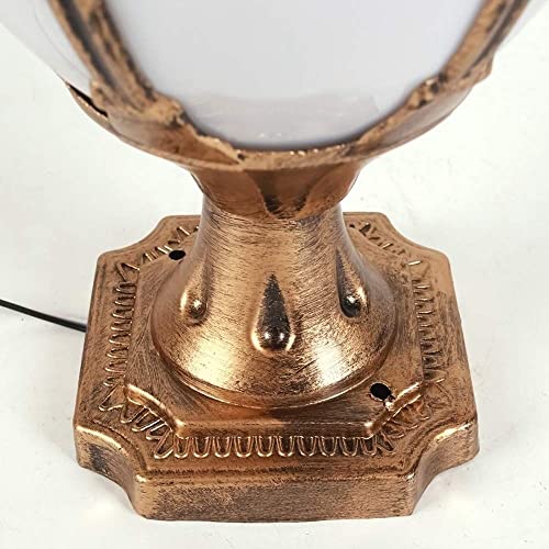 MODEBHD Outdoor IP54 Waterproof Column Lamp Pillar Light European Outdoor Lawn Lamp E27 Column Headlight Garden Door Light Villa Courtyard Landscape Door Light Post Lamp Traditional Landscape Lighting