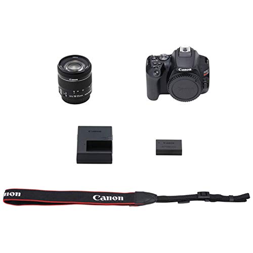Canon EOS Rebel SL3 DSLR Camera with 18-55mm f/4-5.6 is STM Zoom LensĀ , 64GB Memory,Case, Tripod and More (28pc Bundle)