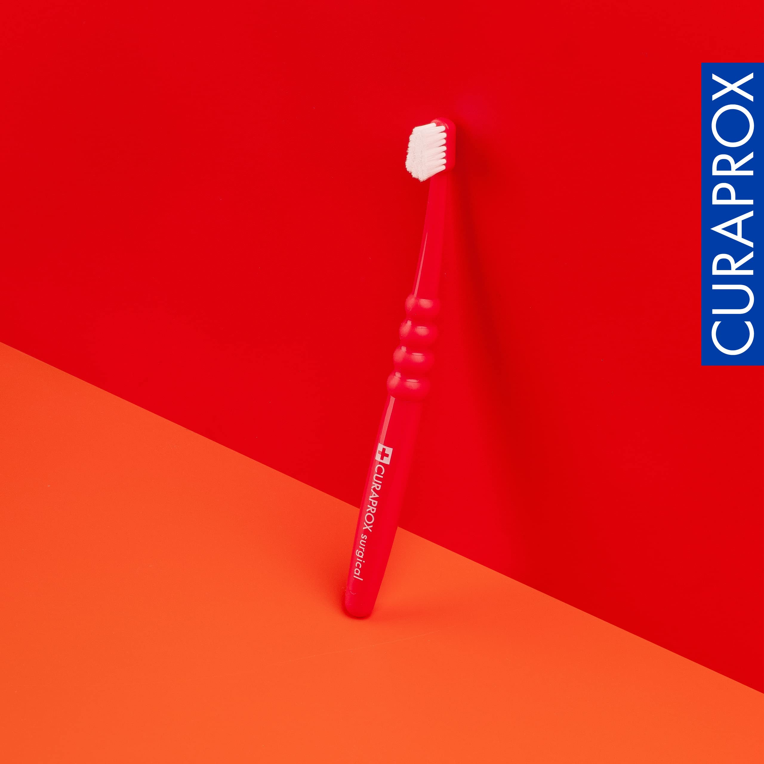 Curaprox CS Surgical Mega-Soft Toothbrush, Red