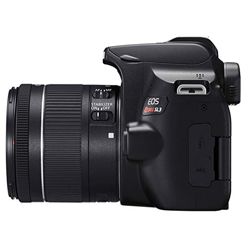 Canon EOS Rebel SL3 DSLR Camera with 18-55mm f/4-5.6 is STM Zoom LensĀ , 64GB Memory,Case, Tripod and More (28pc Bundle)