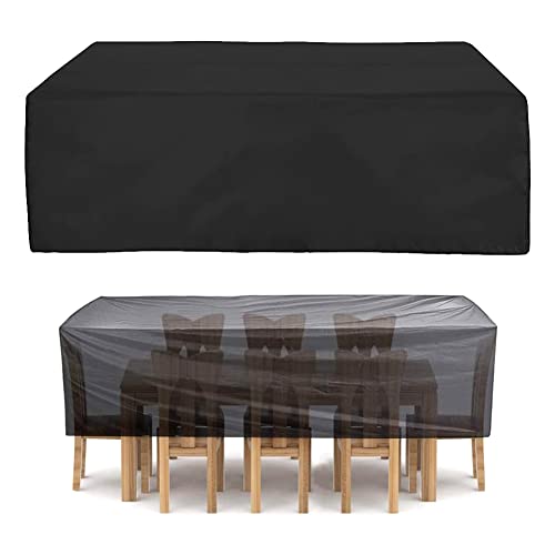 420D Patio Furniture Cover Outdoor Furniture Cover Patio Table Cover Outdoor Table Chair Set Covers Waterproof Furniture Covering