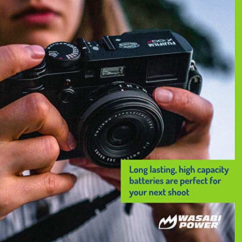 Wasabi Power Battery (2-Pack) and Charger for Fujifilm NP-95 and Fuji FinePix REAL 3D W1, X100, X100S, X-S1