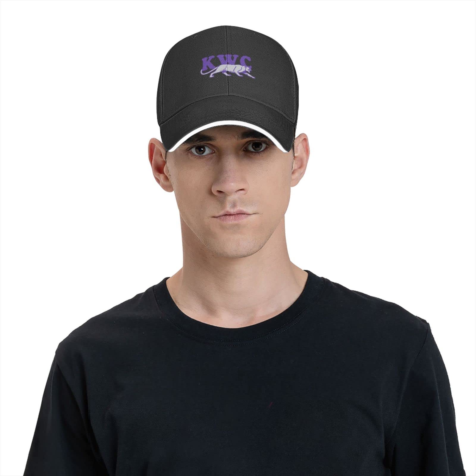 Kentucky Wesleyan College Logo Unisex Casual Sandwich Baseball Cap Adjustable Black