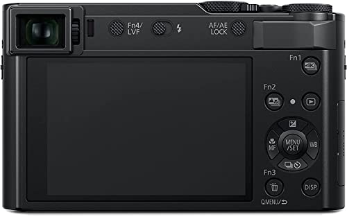 Panasonic LUMIX ZS200D 4K Digital Camera, 20.1MP 1-Inch Sensor, 15X Leica DC Vario-Elmar Lens, F3.3-6.4 Aperture, WiFi, Hybrid O.I.S. Stabilization, 3-Inch LCD, DC-ZS200DK (Black)