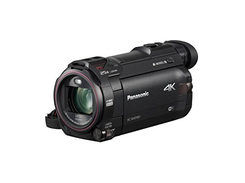 Panasonic 4K Cinema-Like Video Camera Camcorder HC-WXF991K, 20X Leica DICOMAR Lens, 1/2.3" BSI Sensor, 5-Axis Hybrid O.I.S, HDR Mode, EVF, WiFi, Multi Scene Video Recording (Black)