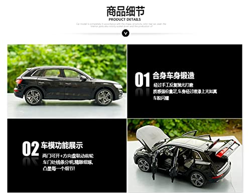 Models Vehicle Replica Car 1 18 Fit for Audi Q5L SUV Simulation Car Model Metal Diecast Minicar Scale Model Collectibles Souvenir Collectible Gift 2023 2024 (Color : White)
