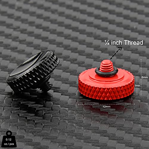 Yullmu Camera Shutter Button (2 Pack/Red&Black) 12mm Pure Copper Soft Shutter Release Button for Fuji Fujifilm XT30 X100V X100F X100T X100S X100 X-T4 X-T3 XT2 XT1 X30 X20 X10 X-T20