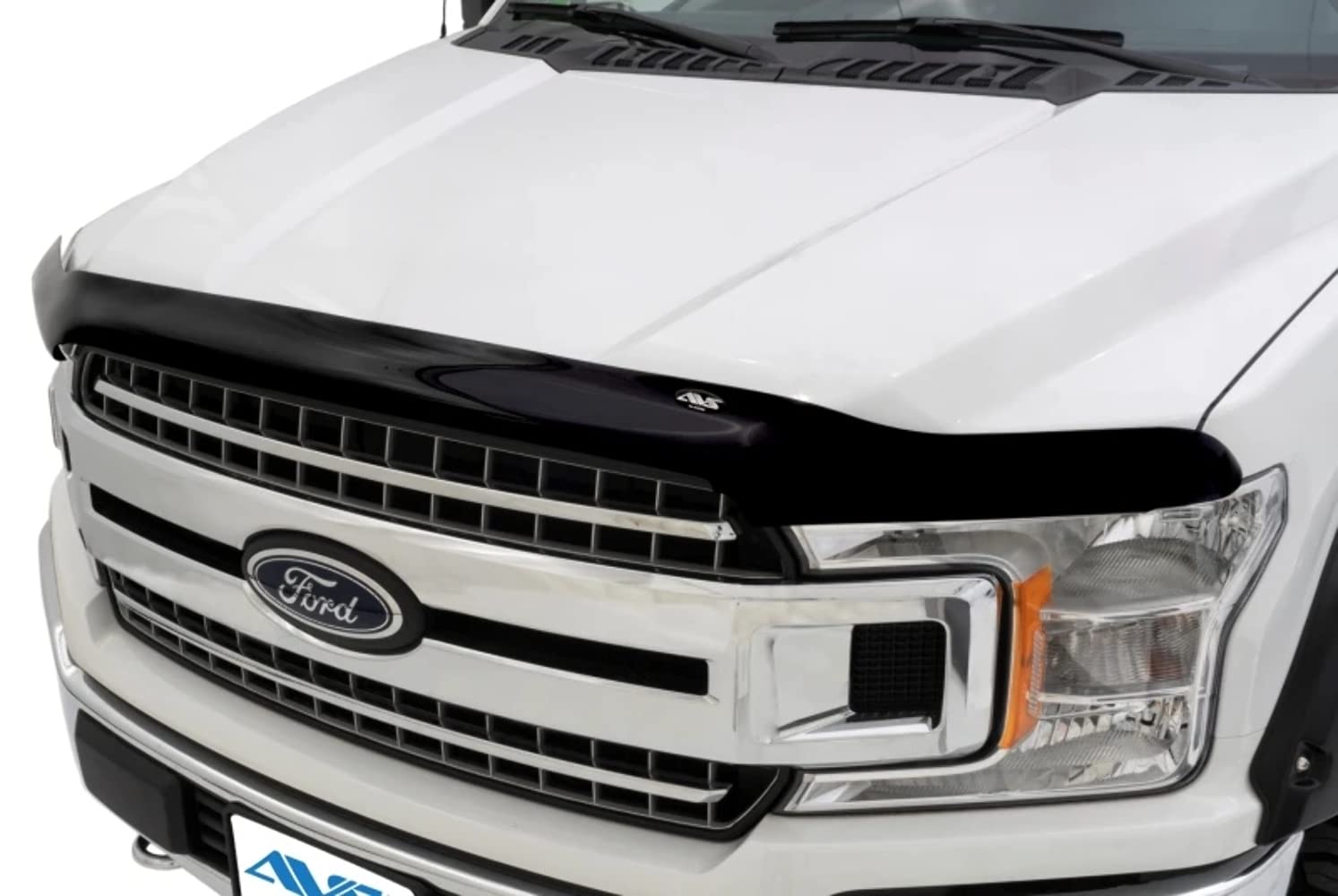 Auto Ventshade AVS 45057 Bugflector Deluxe 3-Piece Dark Smoke Hood Shied for 2008-2011 Dodge Dakota