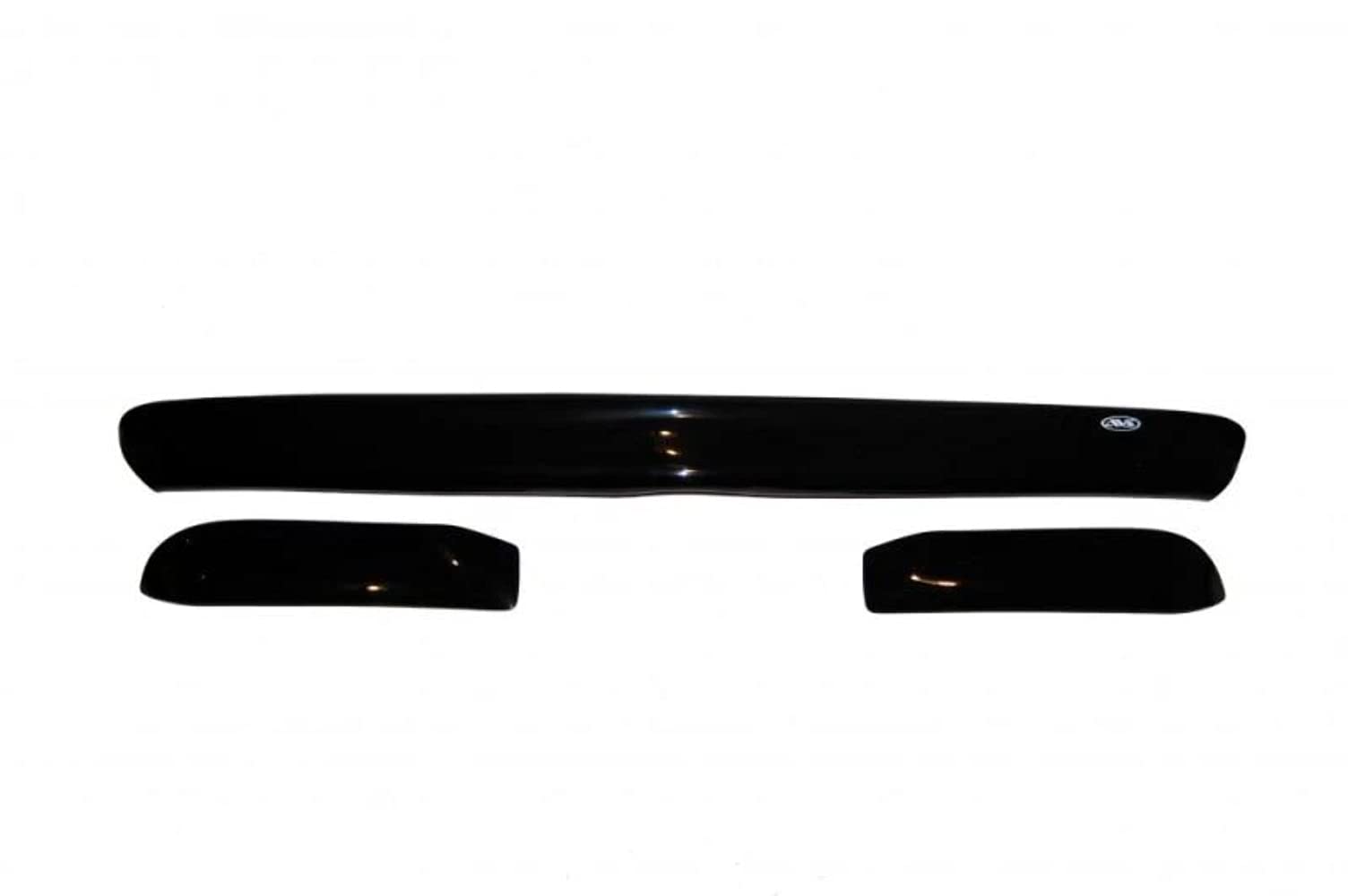 Auto Ventshade AVS 45057 Bugflector Deluxe 3-Piece Dark Smoke Hood Shied for 2008-2011 Dodge Dakota