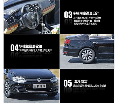 Models Vehicle Replica Car 1 18 Fit for Volkswagen SAGITAR 2012 Car Steel Diecast Simulation Scale Car Model Copy Car Collection Souvenir Collectible Gift 2023 2024 (Color : Silver)