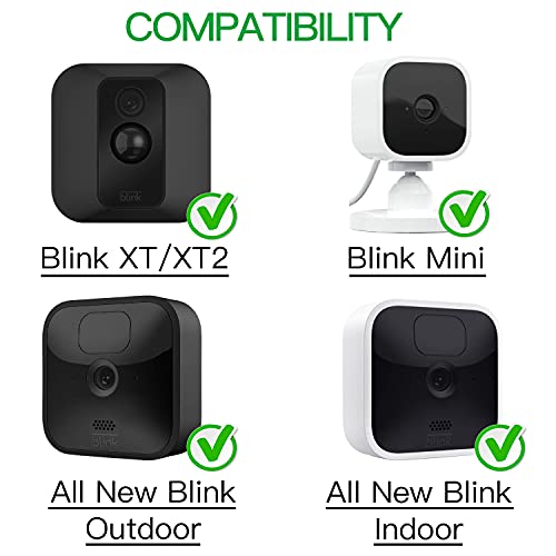 ALERTCAM 2Pack Suction Cup Mount for All-New Blink Outdoor/Indoor Camera, Blink XT / XT2, Blink Mini, Attach Your Blink Home Security Camera with No Tools