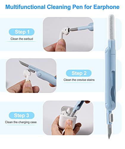8-in-1 Electronic Cleaner Kit, BoYata Portable Cleaning Tools with Air Blower, Keyboard Cleaning Kit, Earbud Cleaner Kit, Screen Cleaner for Laptop/Keyboard/Computer/Earphone/Tablet/Airpod (NO LIQUID)