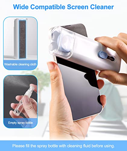 8-in-1 Electronic Cleaner Kit, BoYata Portable Cleaning Tools with Air Blower, Keyboard Cleaning Kit, Earbud Cleaner Kit, Screen Cleaner for Laptop/Keyboard/Computer/Earphone/Tablet/Airpod (NO LIQUID)