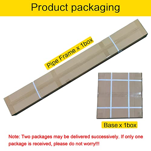 Hecis Pipe and Drape, Portable Pipe and Drape Backdrop Stand with Crossbar, Adjustable Pipe and Drape Backdrop Kit for Event, Party, Trade Shows and Wedding Decor, 10FTX10FT Double Crossbar