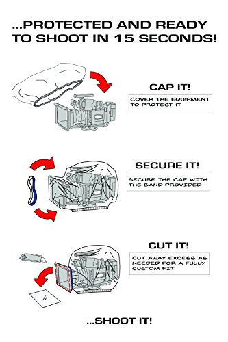 3 Pack CAP IT! Covers (Medium) Camera & Electronics Protection Perfect for ARRI, RED, Sony, PANASONIC, PANAVISION, STEADICAM, GIMBLE RIGS