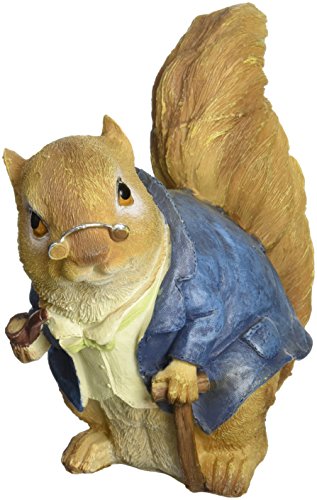 Design Toscano QM24685005 Grandfather Squirrel Statue, full color