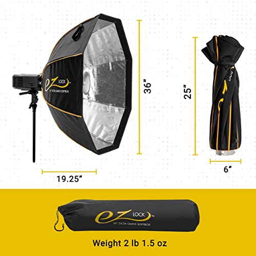 Glow EZ Lock Quick Octa Large Softbox with Bowens Mount (36")